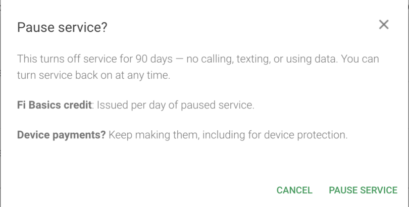 How to Pause Google Fi Service - Great for When You Aren't Traveling