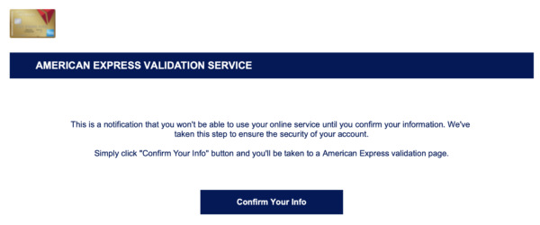 Be Careful of This Fake "Amex" E-Mail That Warns of Account Closure ...