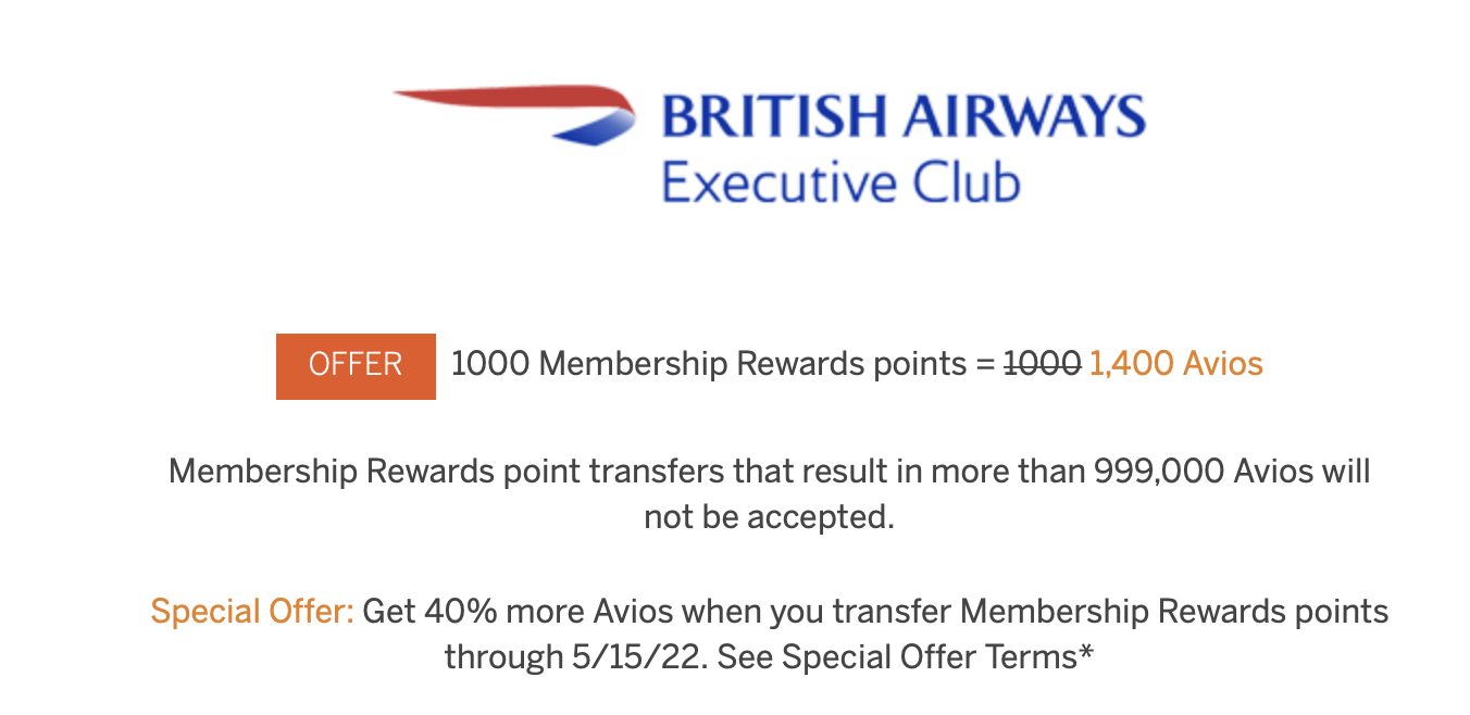 Amex Transfer Gives You 40% More Avios - Great for Qatar Qsuites at ...