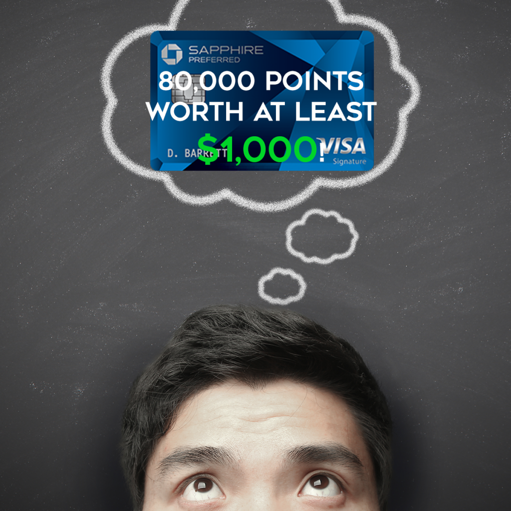 Last Day: Chase Sapphire Preferred with Big 80,000 Point Bonus (Worth ...